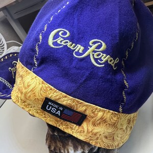Crown Royal PURPLE Limited Edition Caps Gold Decorative Stitching ...