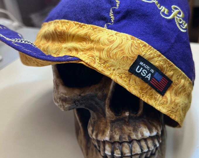Purple Cap Crown Royal Welder's Cap, Crown Royal Cap, Welder's Cap - Etsy