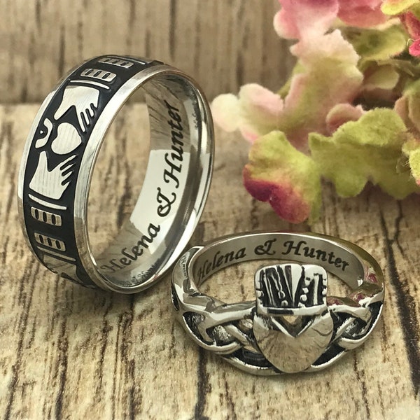 Custom Claddagh Ring - Etsy