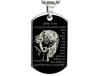 Jesus Christ Dog Tag - Etsy