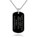 Armor of God Dog Tag Necklace, Dog Tag Necklace,, Men's Black Stainless ...