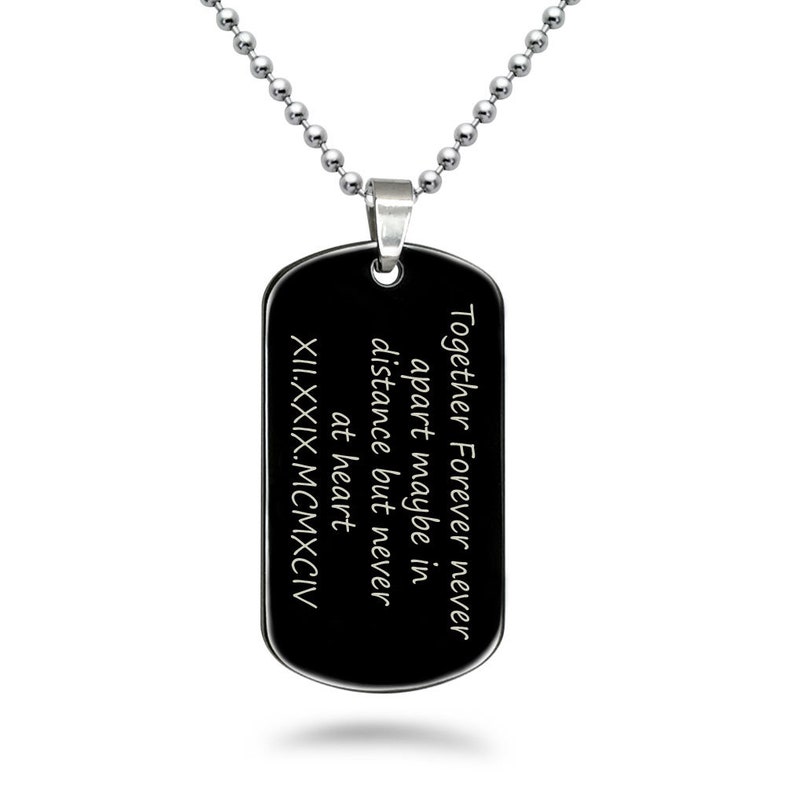 Armor of God Dog Tag Necklace Dog Tag Necklace Men's - Etsy
