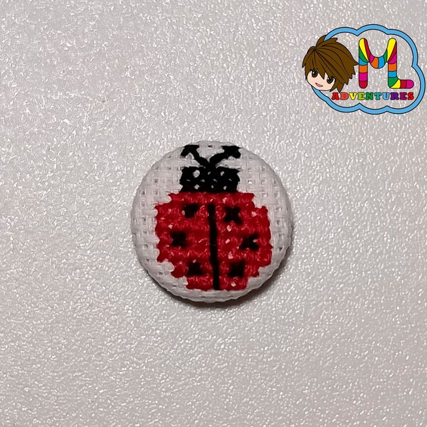 Cross Stitch Button - Etsy