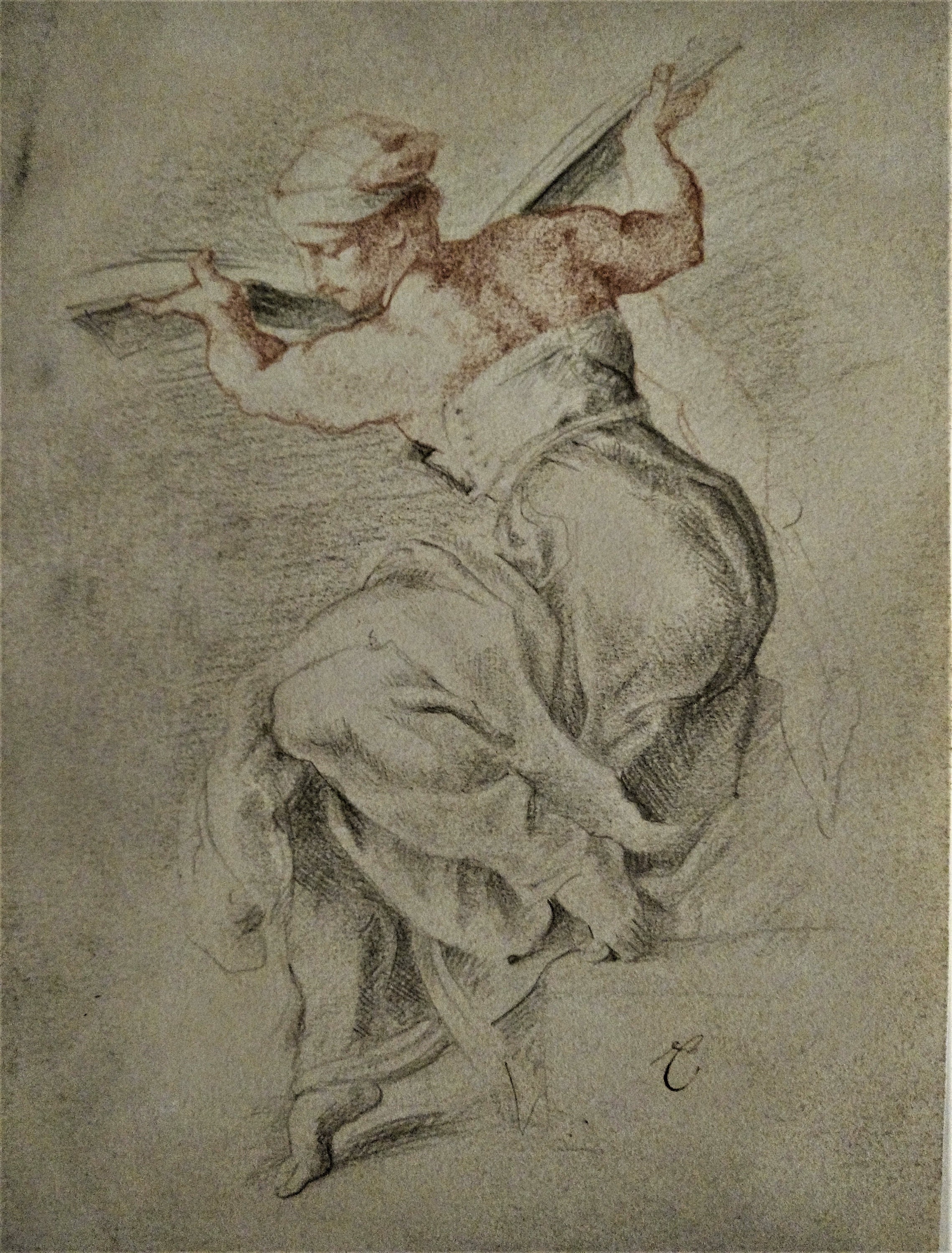 Study for the Libyan Sibyl by Michelangelo Buonarroti, the Sistine ...
