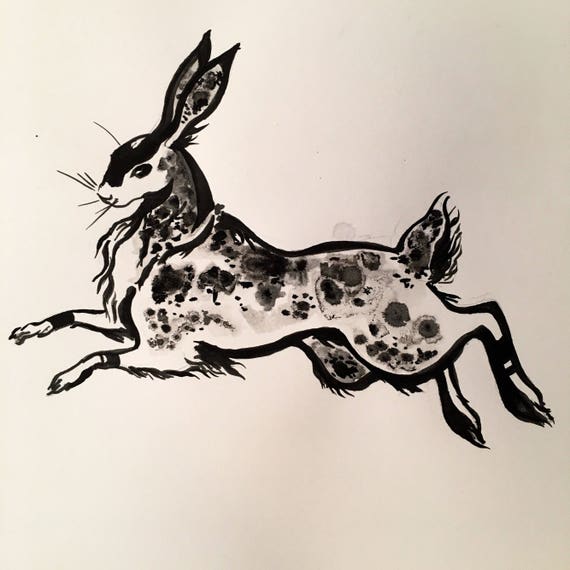 Running Rabbit Sketch