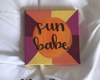 Sun Babe Wall Art - Etsy