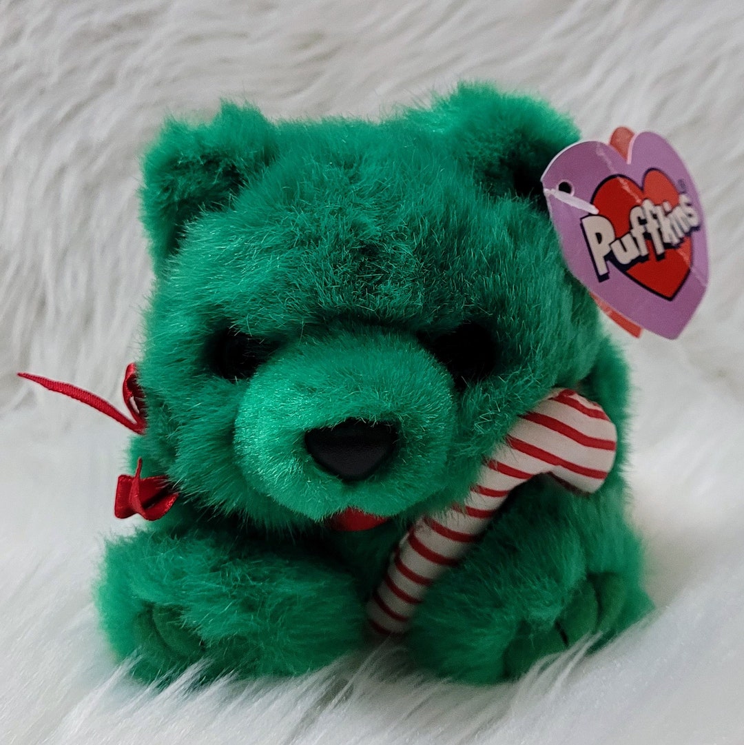 Puffkins-limited Edition-jingles the Christmas Bear-1997 - Etsy