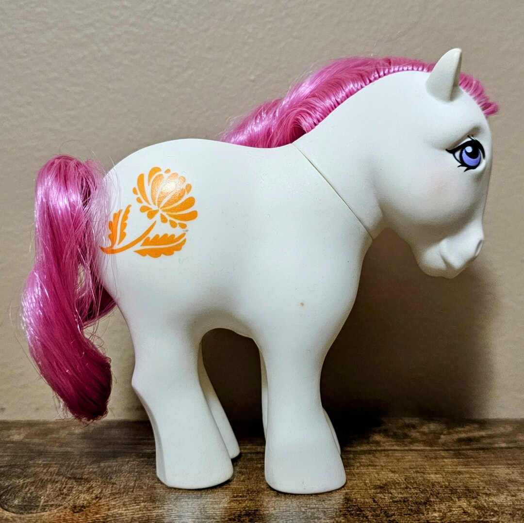 Vintage G1 MLP My Little Pony Birthflower November Chrysanthemum ...