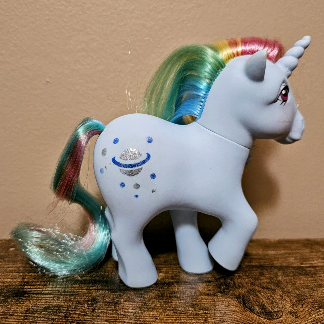 Vintage G1 MLP My Little Pony Moonstone Moon and Stars Cutie Mark ...