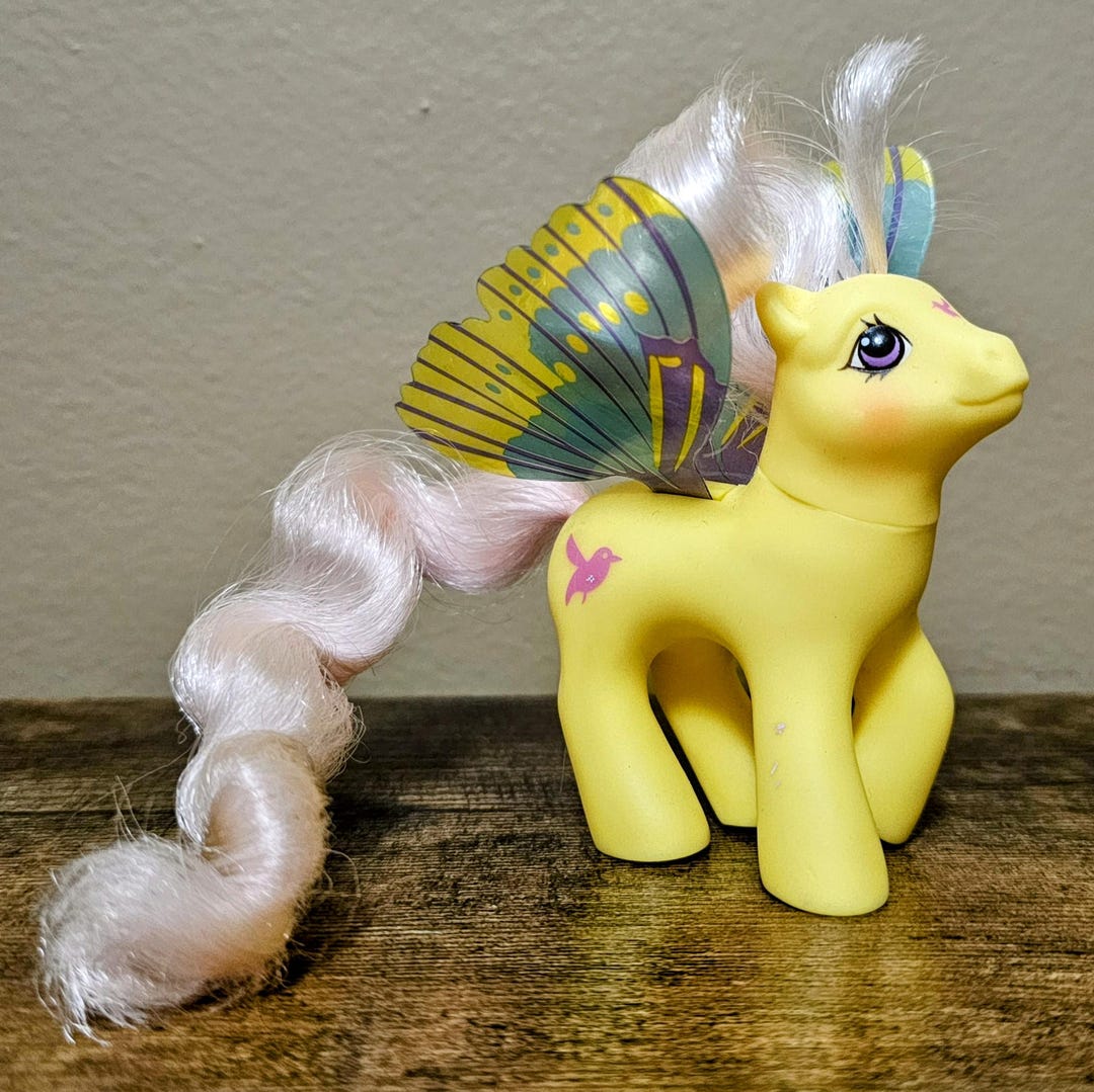 Vintage G1 MLP My Little Pony Summer Wing Ponies - Hasbro 1988 - Little ...