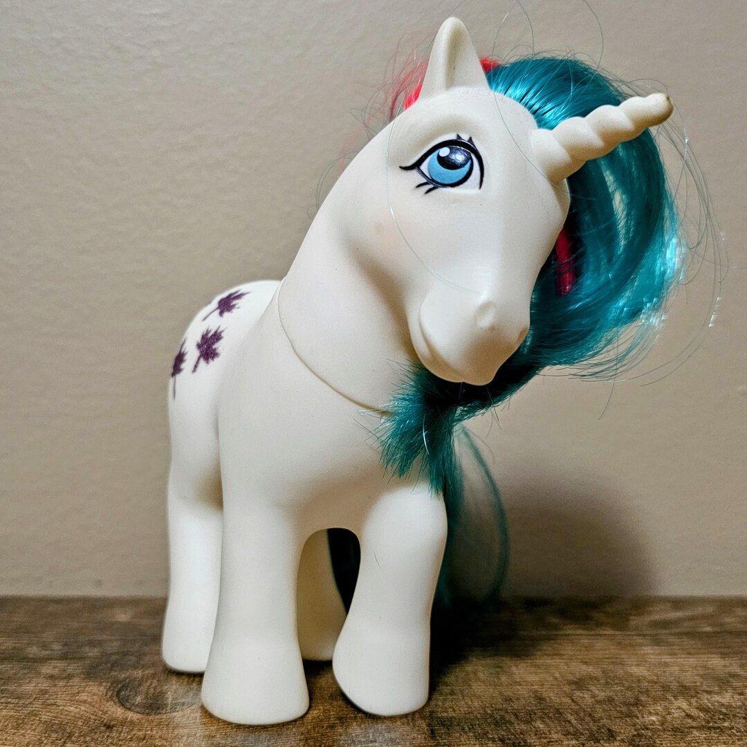Vintage G1 MLP My Little Pony Gusty Autumn Leaves Cutie Mark Hasbro ...