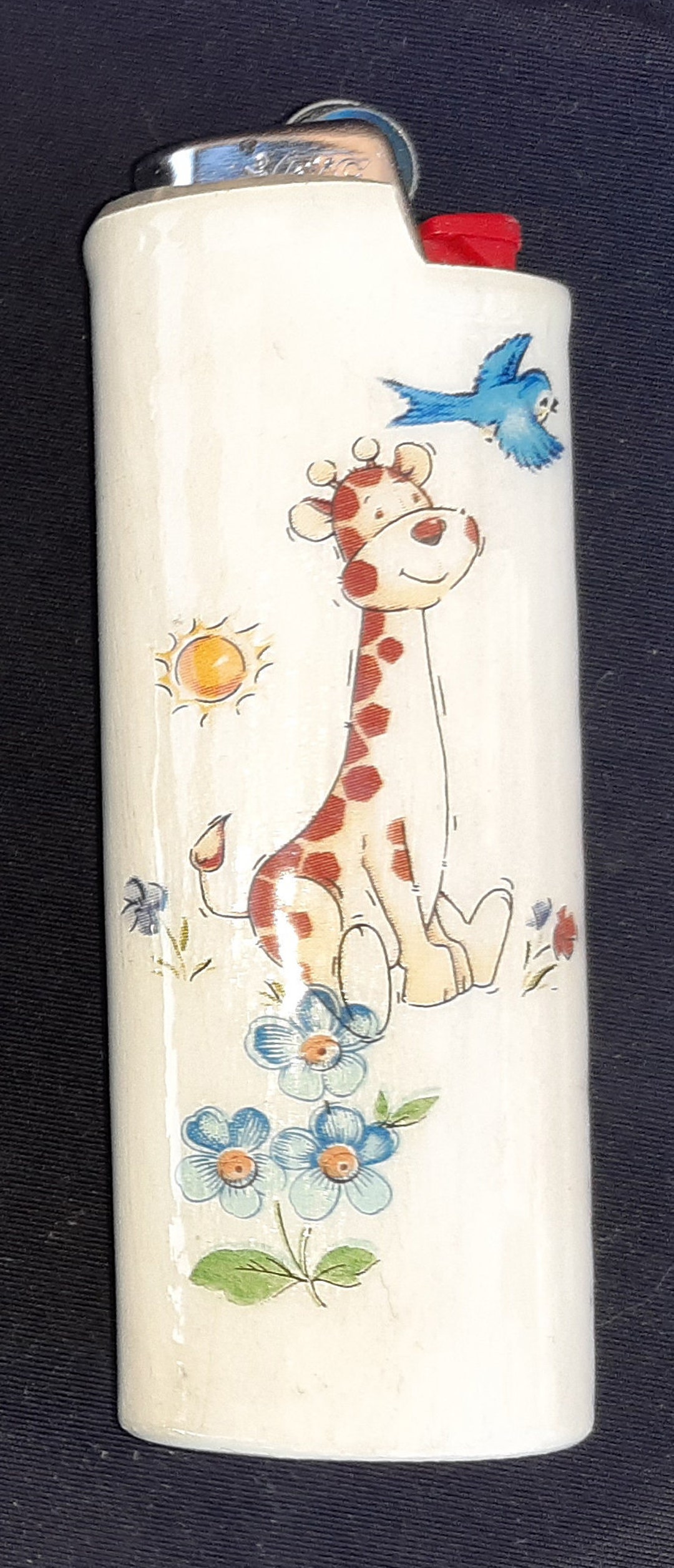 Cartoon Giraffe Wood Lighter Case // Wood Lighter Case - Etsy