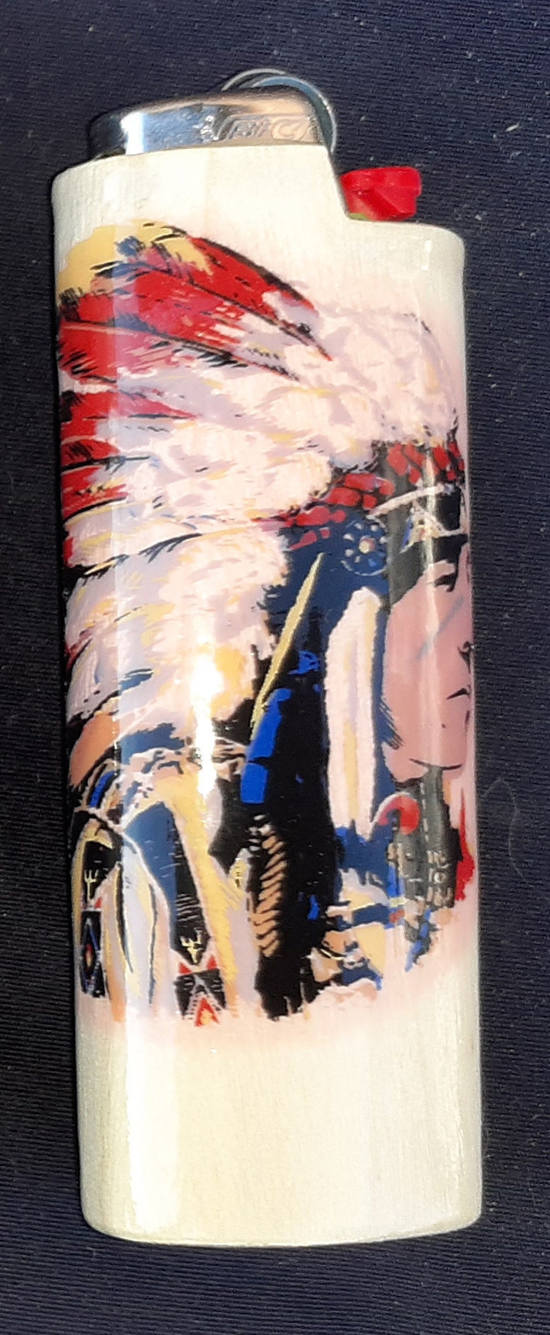 Native American Wood Lighter Case // Wood Lighter Case - Etsy