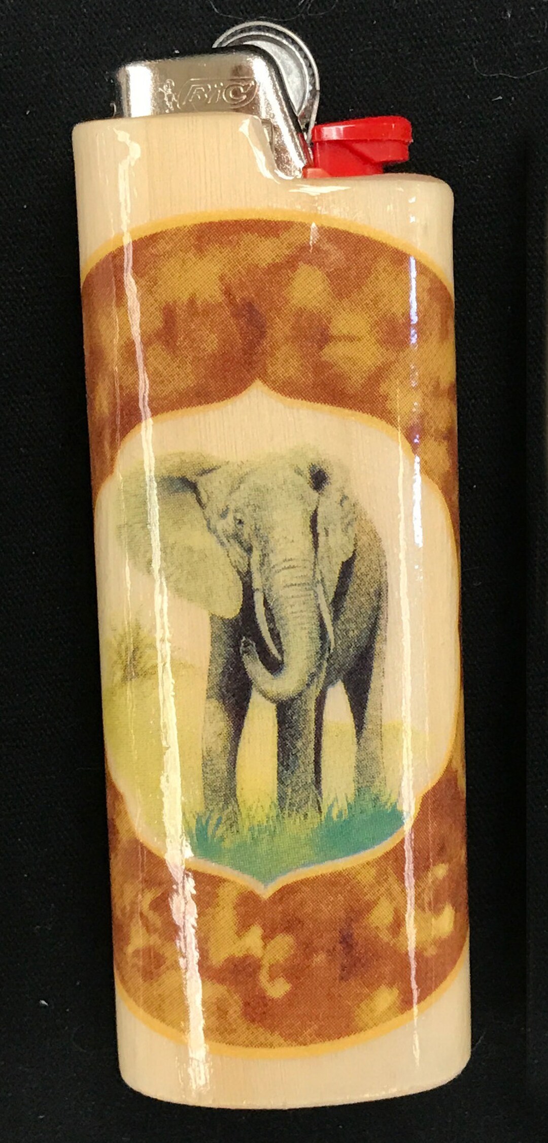 Elephant Wood Lighter Case // Wood Lighter Case - Etsy