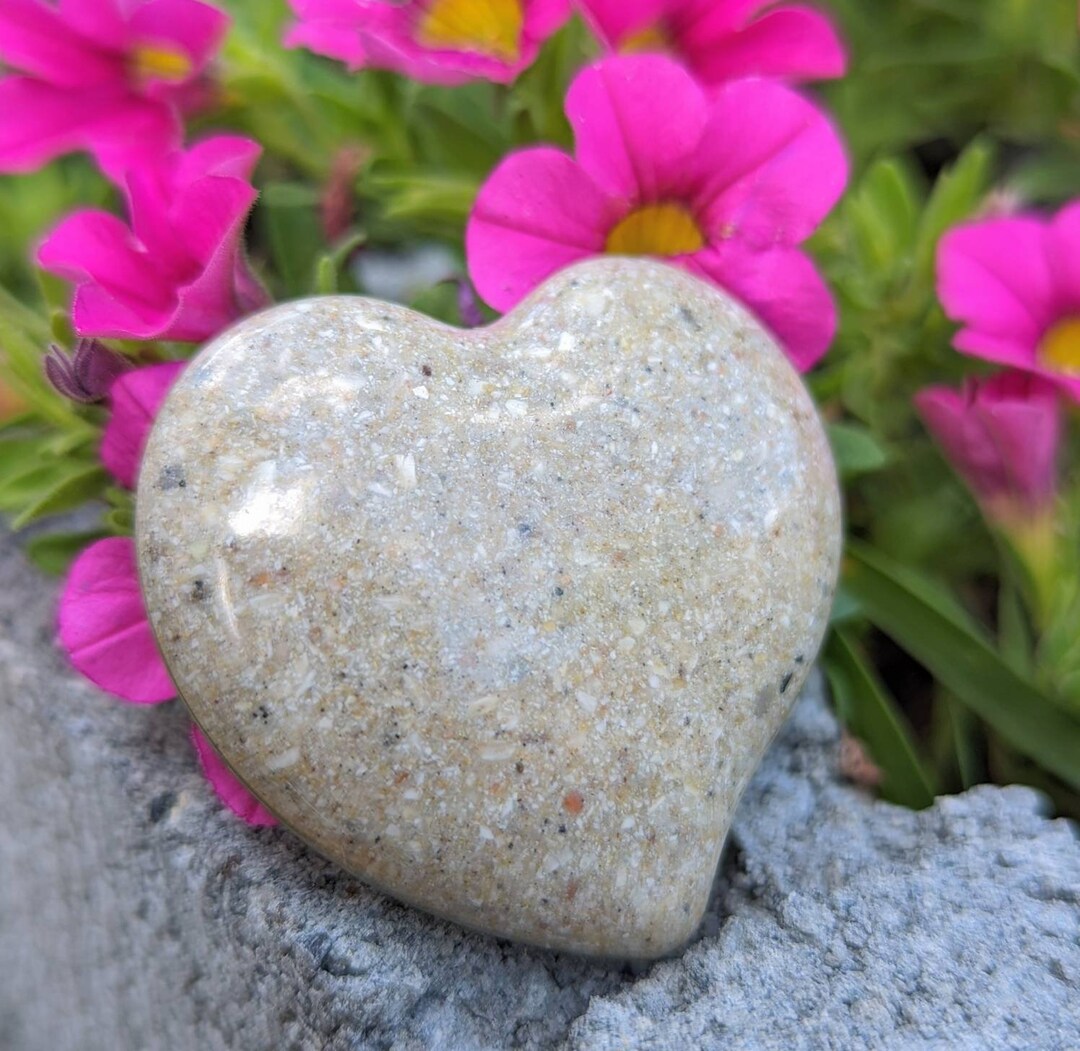 Pet Cremation Heart Urn: Ashes Keepsake, Worry Stone - Etsy