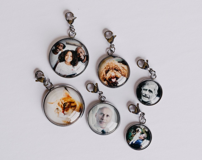 Custom Photo Charm, Individual Personalized Photo Charm, Photo Gift - Etsy