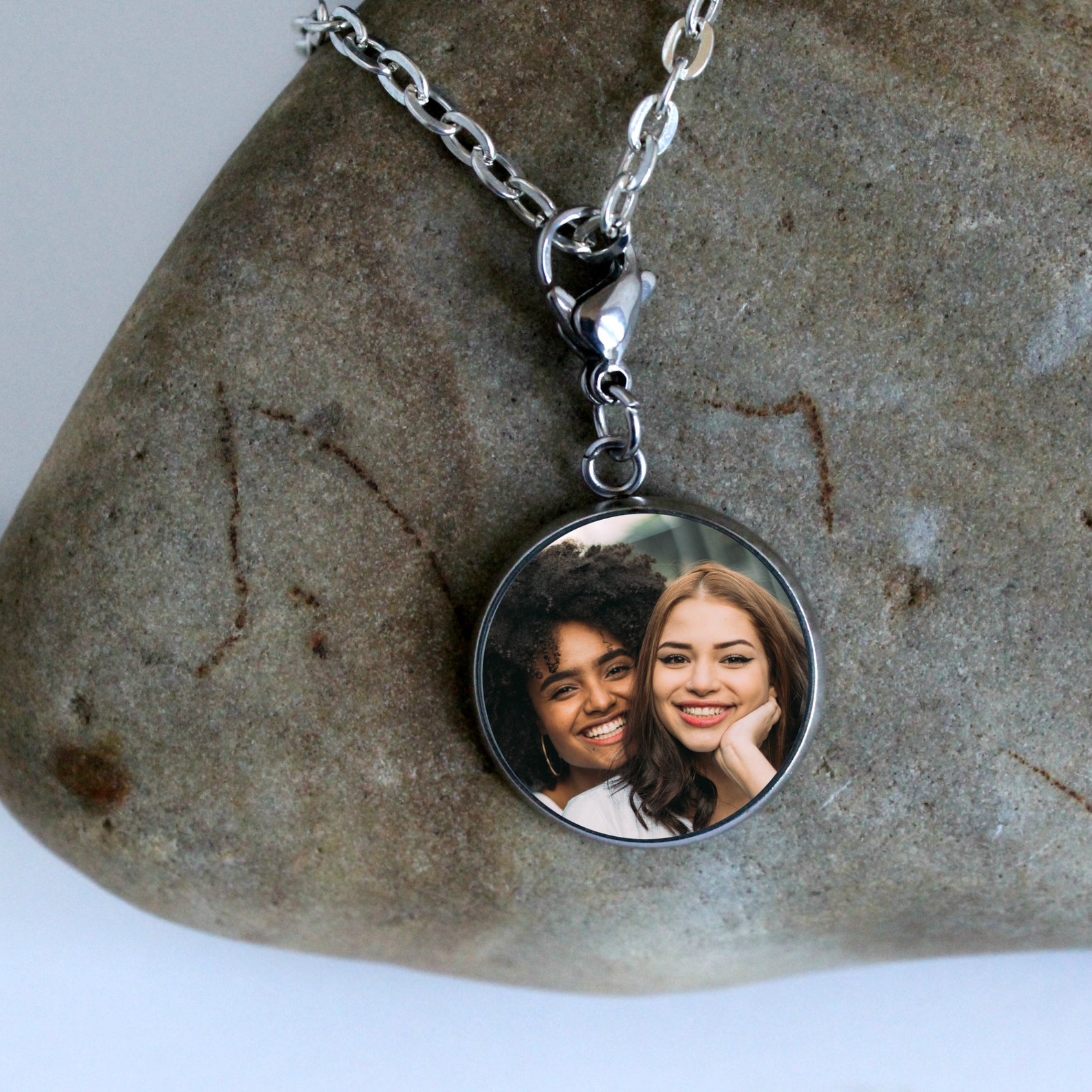 Personalized Photo Charm Picture Pendant Tarnish Free - Etsy