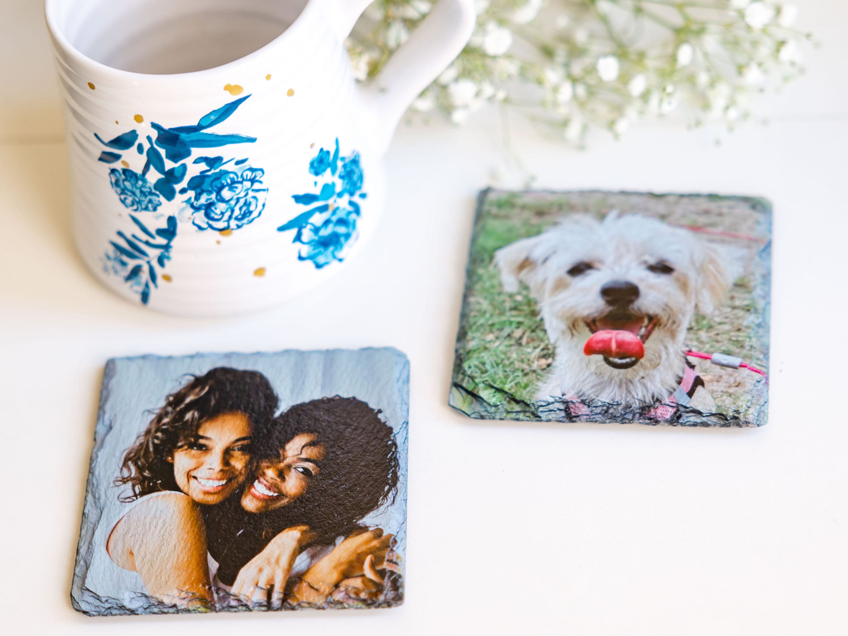 Personalized Gift Photo Coasters Custom Photo Slate Coasters - Etsy
