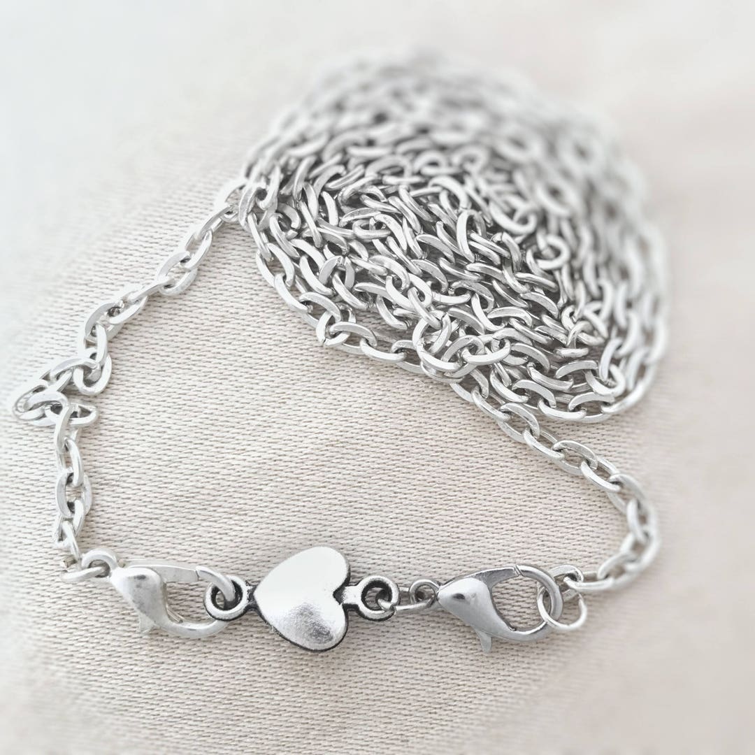 Silver Jewelry Extender Jewelry Lengthener Chain Extender for Necklace ...