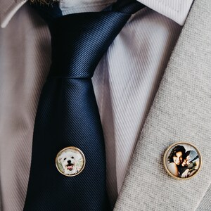 Groom Gift From Bride Custom Lapel Pin, Memorial Pin for Groom, Custom ...