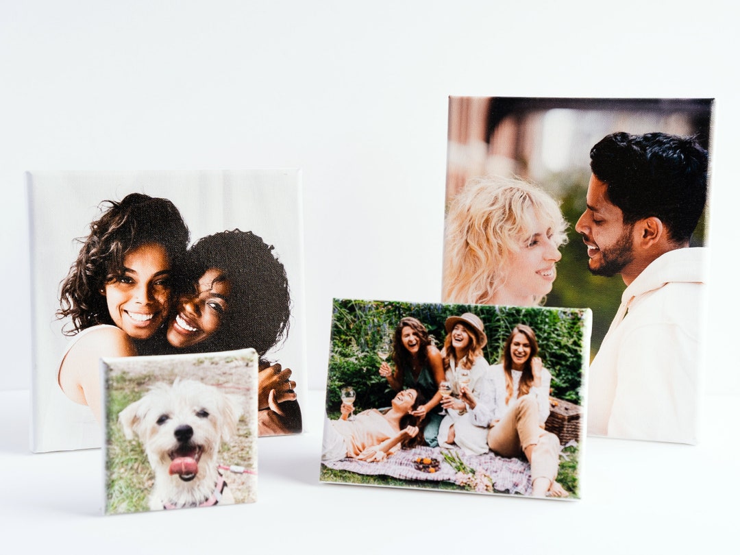 Personalized Gift Photo Canvas, Anniversary Gift Picture Canvas, Custom ...