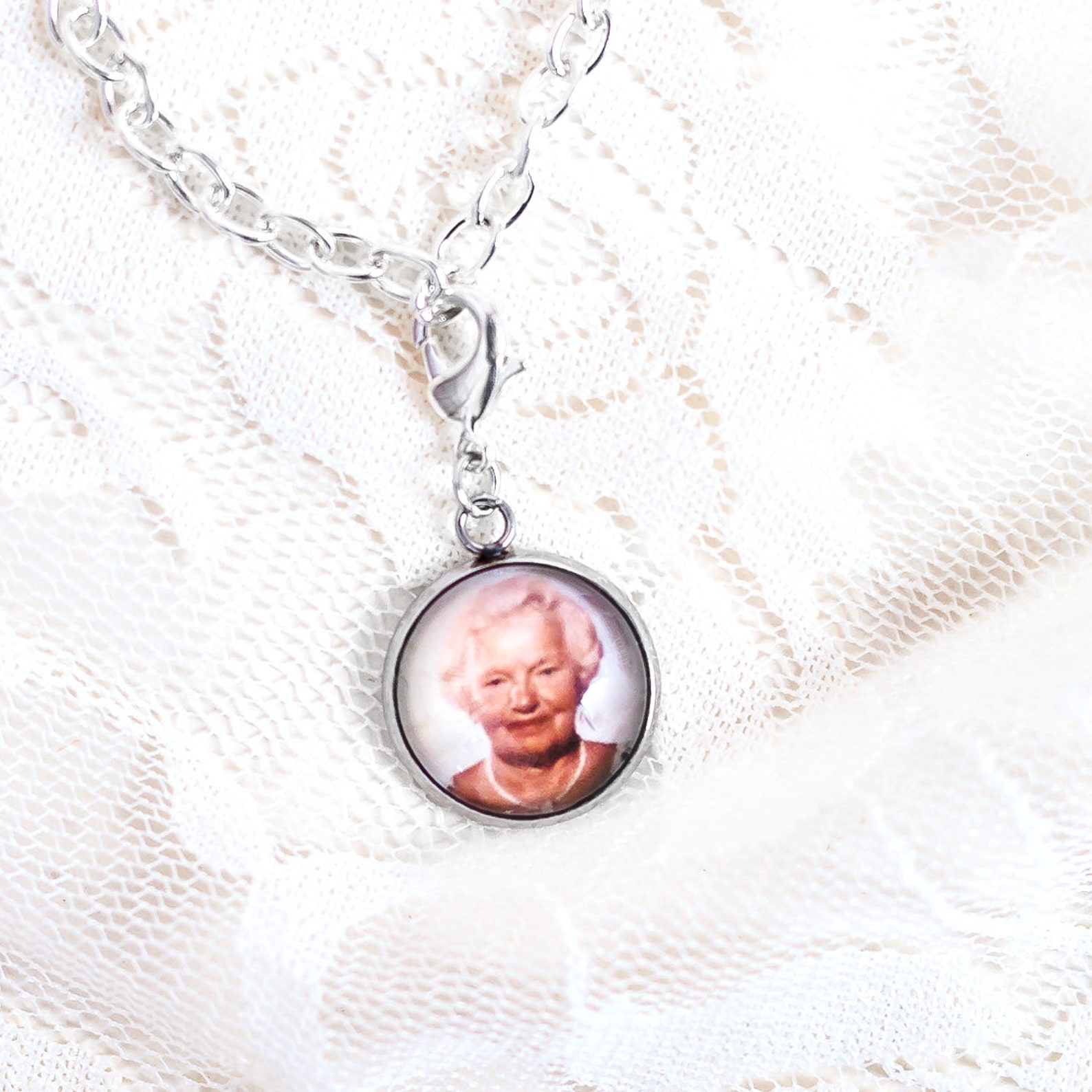 Personalized Photo Charm Picture Pendant Tarnish Free - Etsy