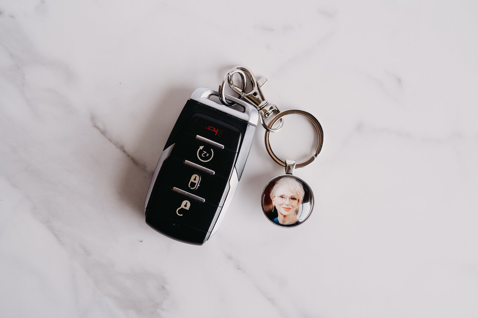 Gift for Mom Double Personalized Keychain, Mothers Day Gift Custom ...