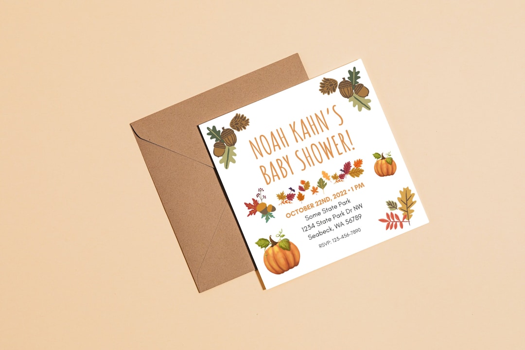 Personalized Baby Shower Invitation Digital Download - Etsy