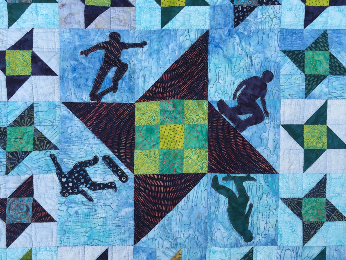 Skate Stars Quilt Pattern- PDF Instant Download - Etsy