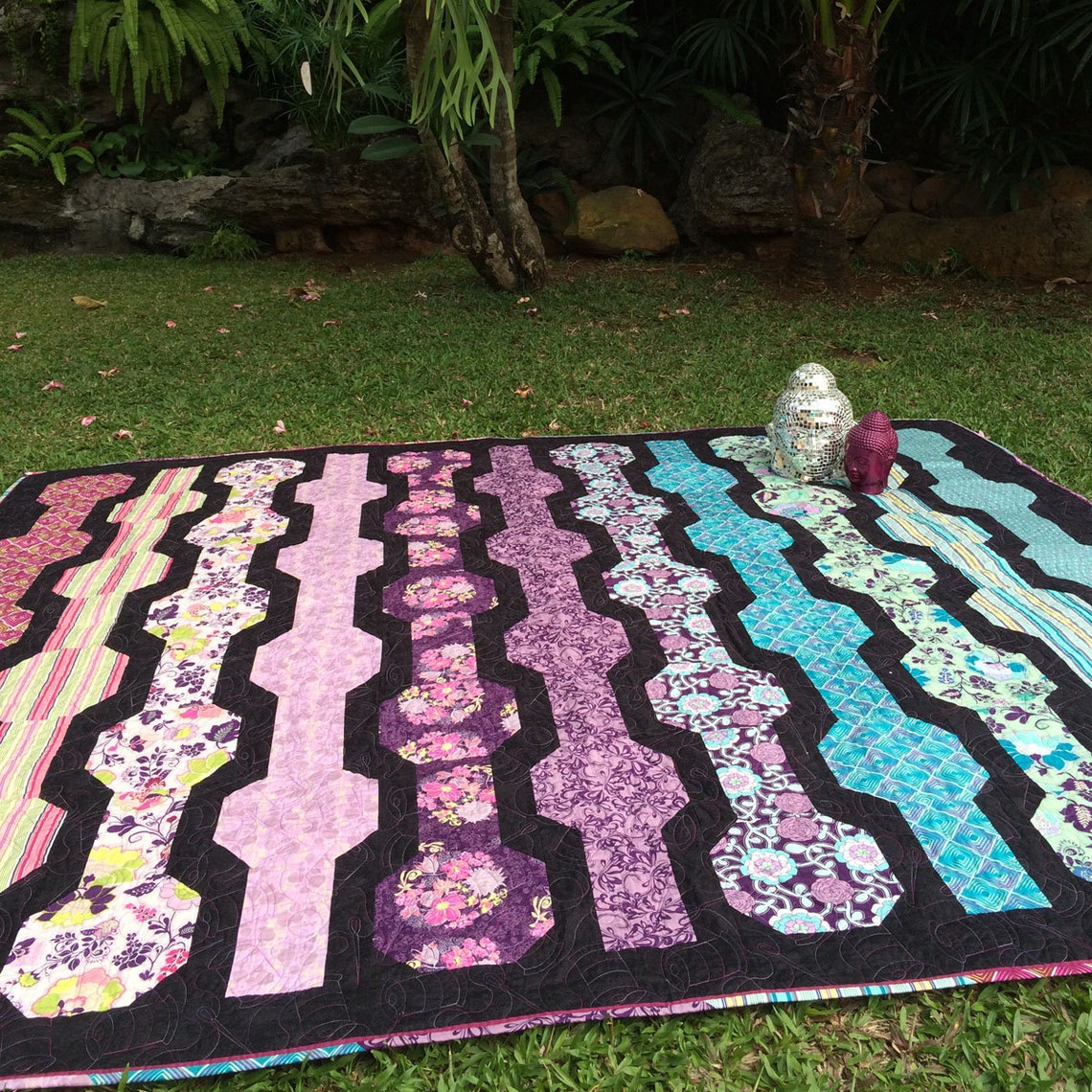 Poppy Pods Easy Quilt Pattern - PDF Instant Download - Etsy