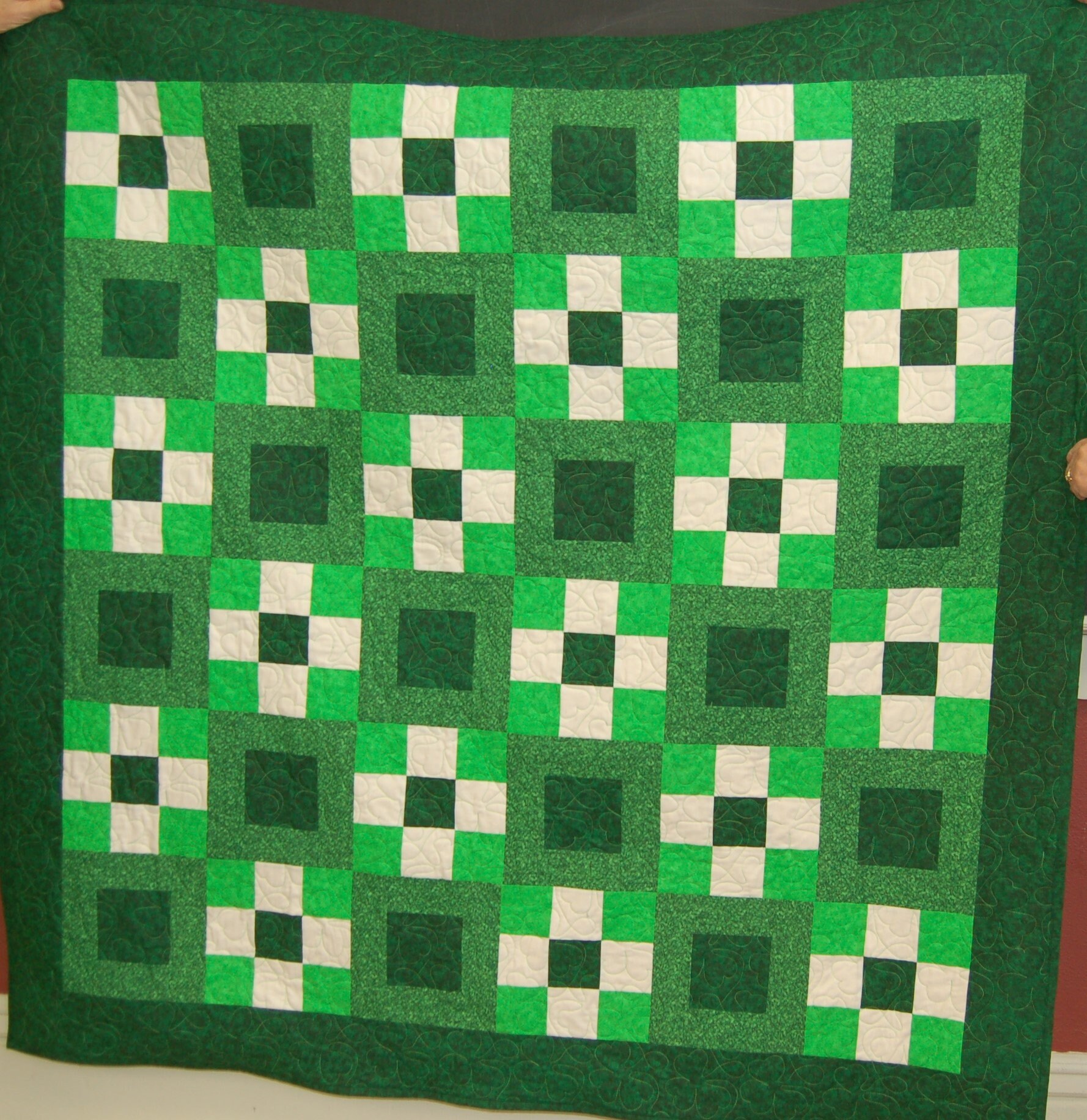 Irish Square Dance Quilt Pattern Paper, 4 Sizes Included - Etsy