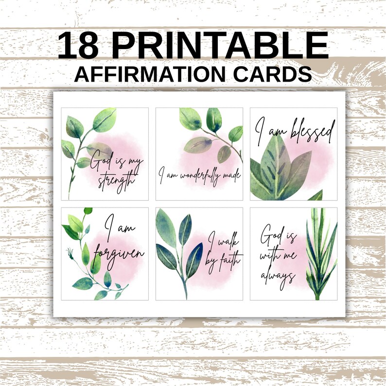 Affirmation Cards - Etsy