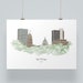 Fort Wayne Indiana Skyline Illustration Art Print - Etsy