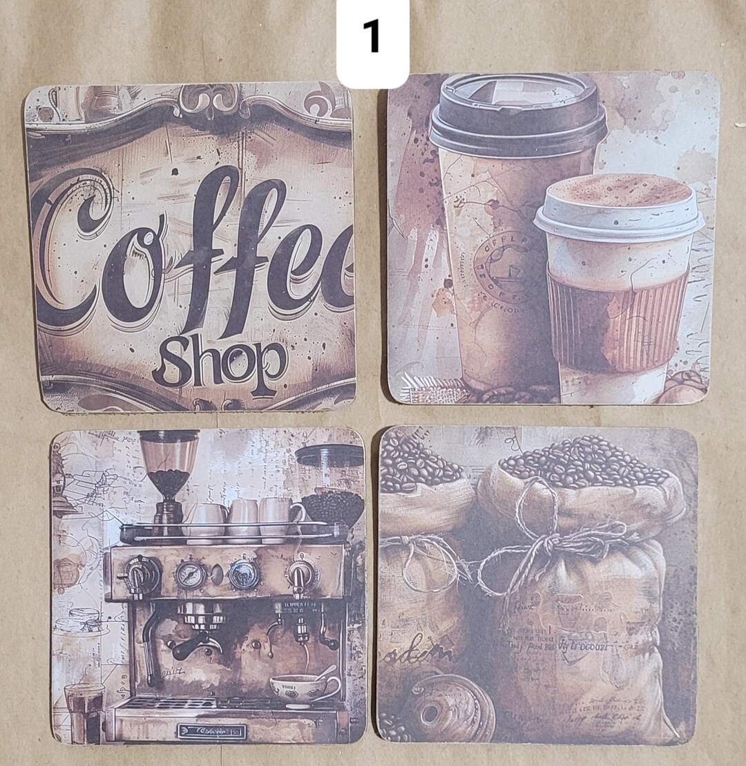 Simply Stunning Set of 4 Coaster! - Etsy