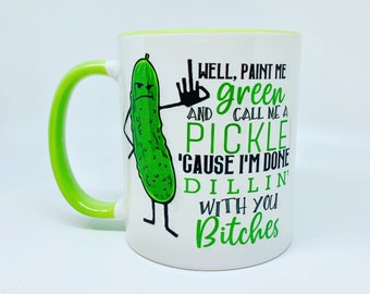 Pickle Coffee Mug | Etsy