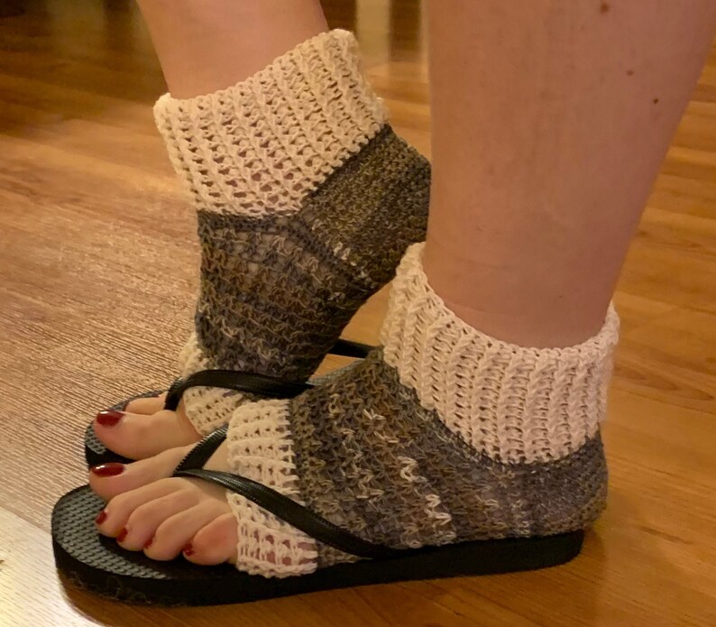 Crochet Pattern Pedicure Sock Crochet Pattern Flip Flop Sock - Etsy