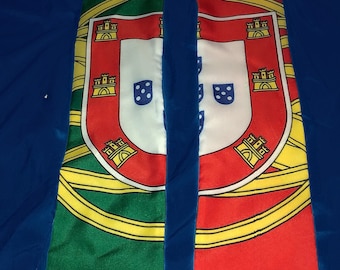Portugal Flag Graduation Sash/stole International Study Abroad Adult ...