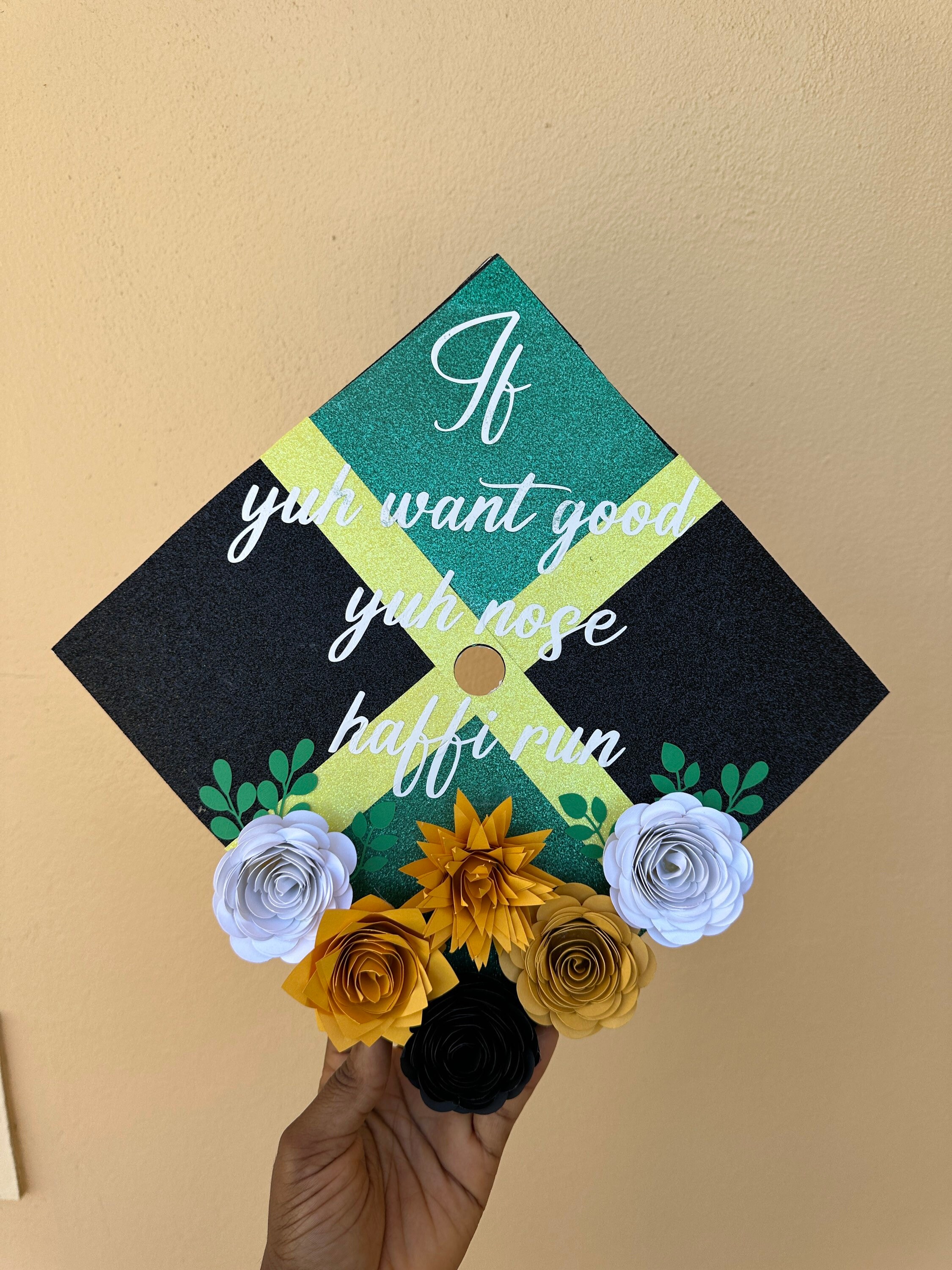 Custom Jamaica Graduation Cap Topper (upon Request - Etsy