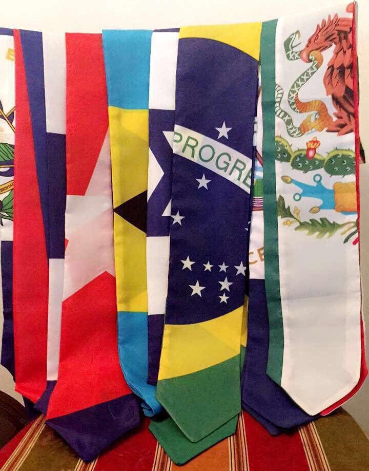 Peruvian Graduation Sash Peru Peruvian Flag Graduation Stole Class Of ...