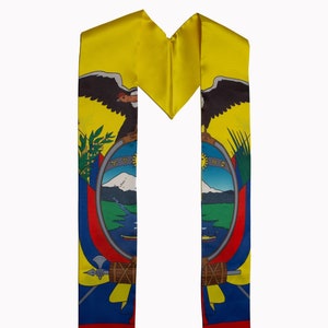 Ecuador Graduation Stole( Not Embroidered) - Etsy
