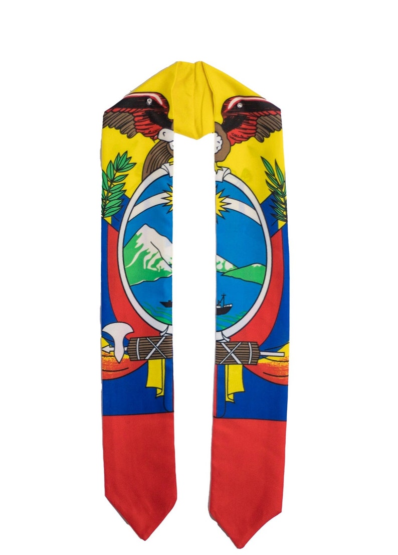 Ecuador graduation stole not embroidered | Etsy