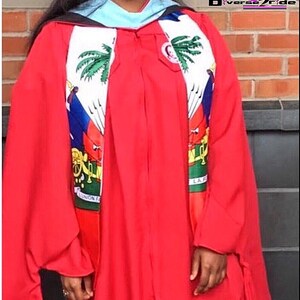 Haiti Haitian Flag Graduation Stole - Etsy