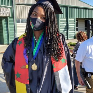 Dominica Graduation Stole - Etsy