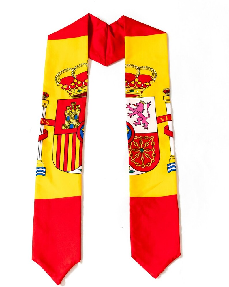 Spain Graduation Stole - Etsy