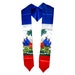 Haiti Haitian Flag Graduation Stole satin - Etsy