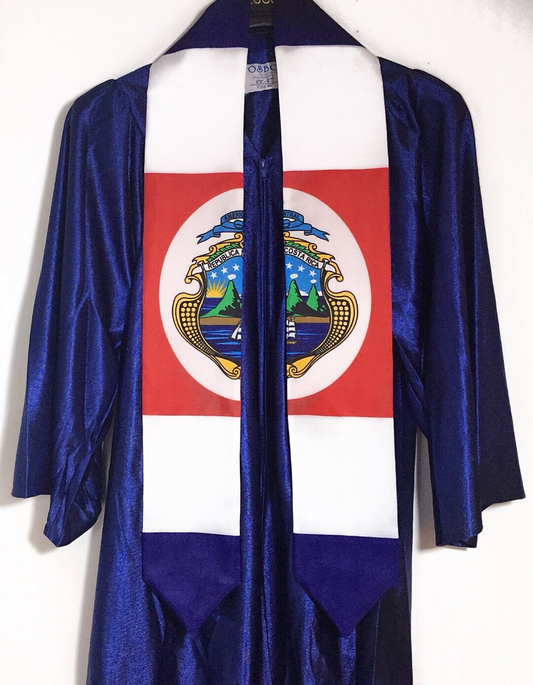 Costa Rica Graduation Stole - Etsy