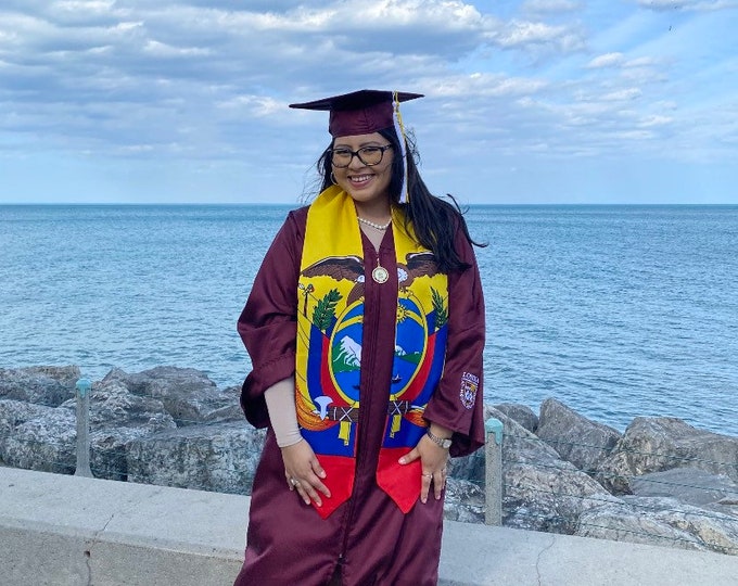 Ecuador Graduation Stole Not Embroidered - Etsy