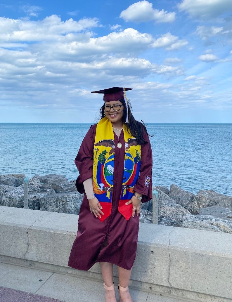 Ecuador Graduation Stole Not Embroidered - Etsy