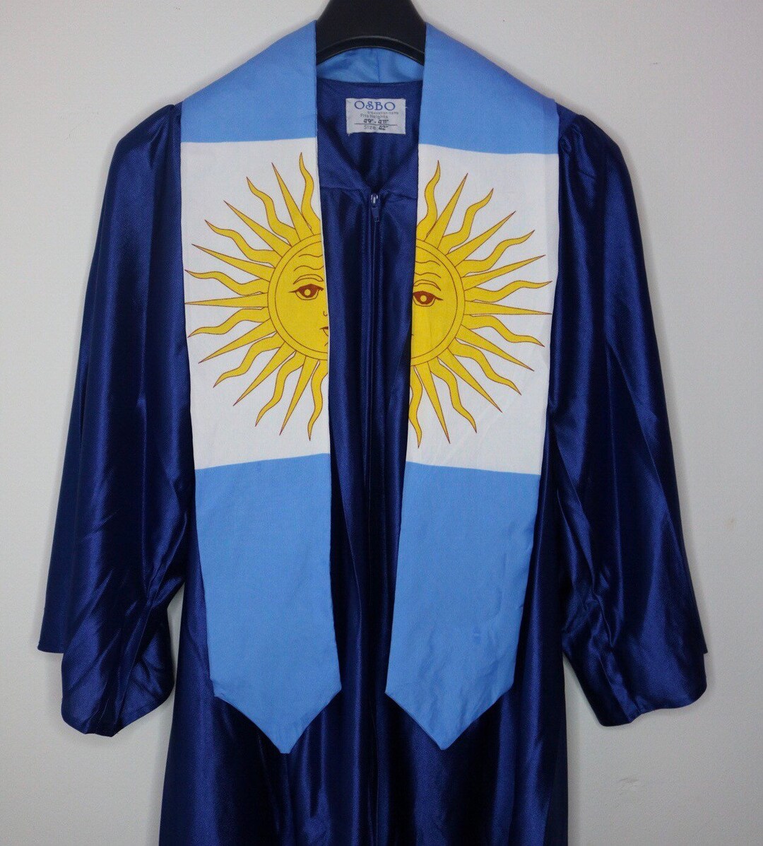Argentina Graduation Stole - Etsy