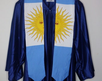 Argentina Flag Graduation Sash/stole International Study Abroad Adult ...